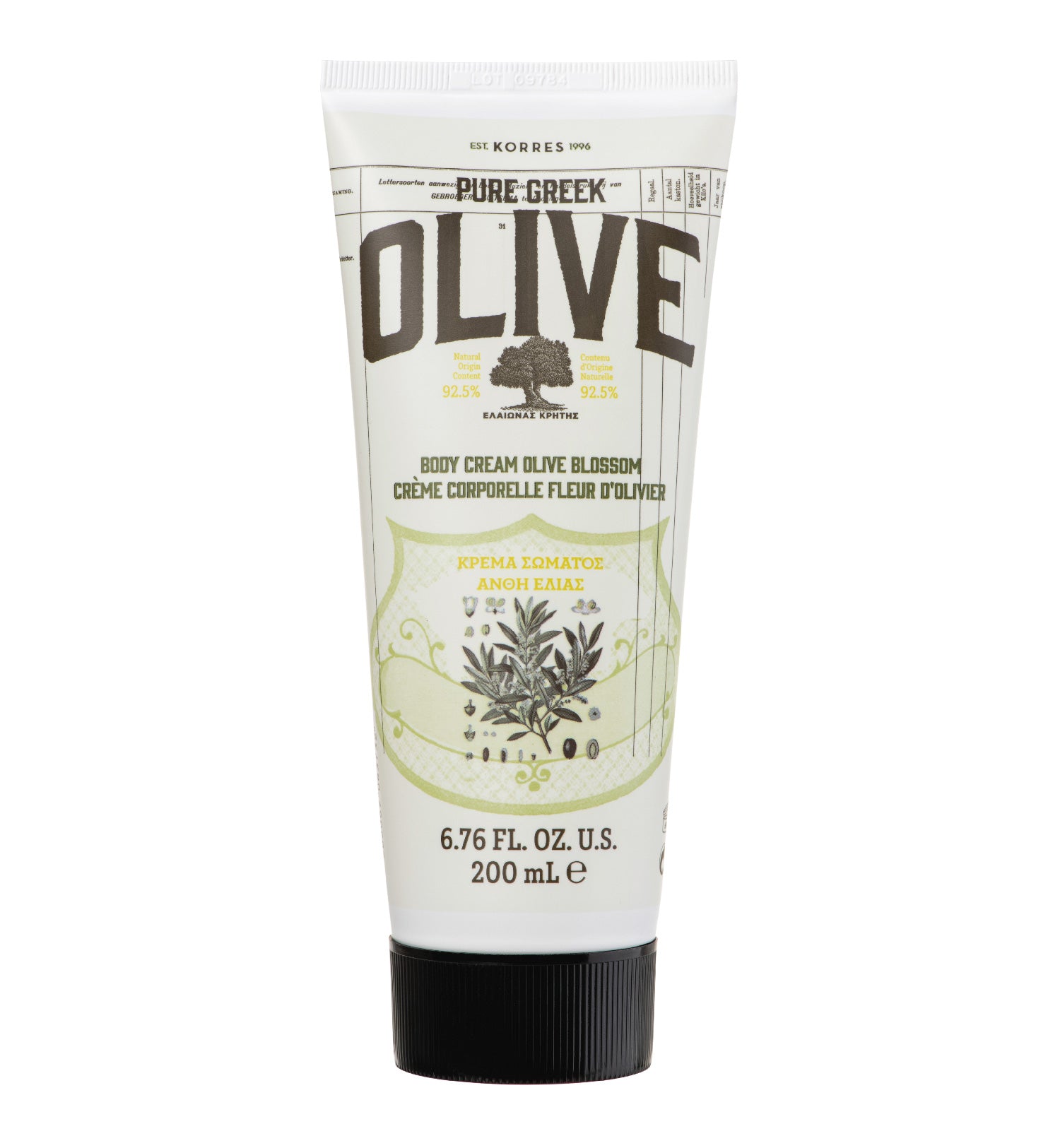 Pure Greek Olive Body Cream Olive Blossom – KORRES UK